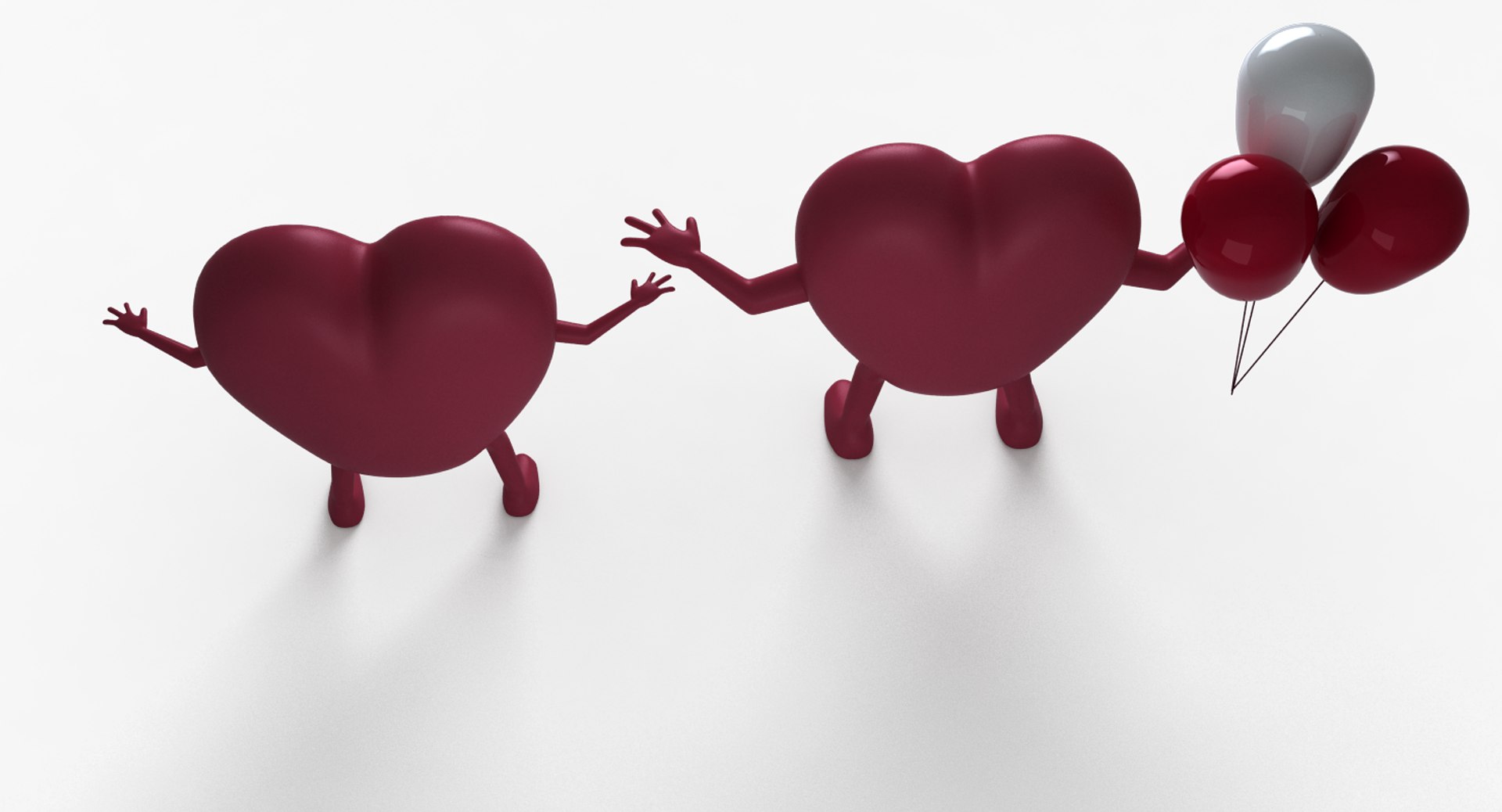 Cartoon Heart 3D Model - TurboSquid 1383754