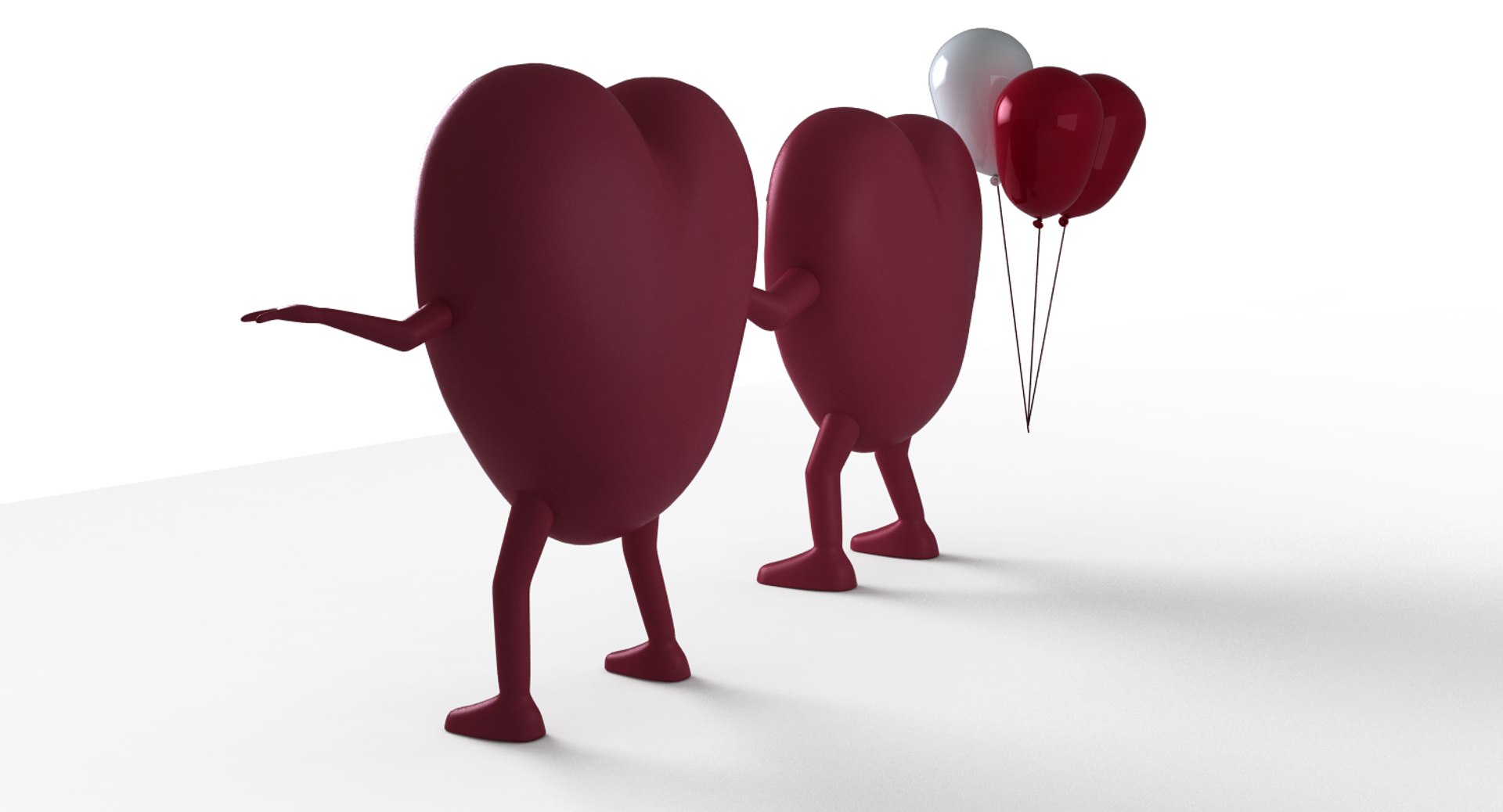 Cartoon Heart 3D Model - TurboSquid 1383754