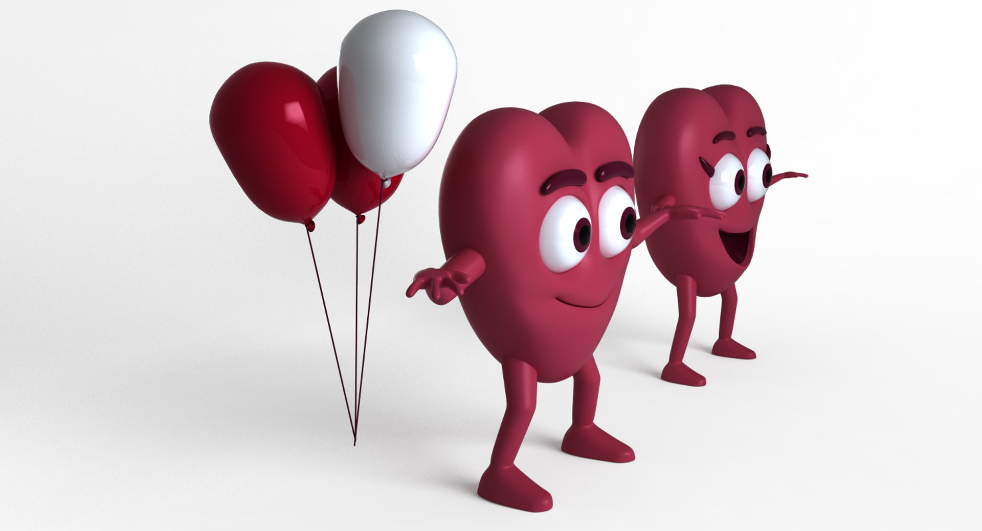 Cartoon Heart 3D Model - TurboSquid 1383754