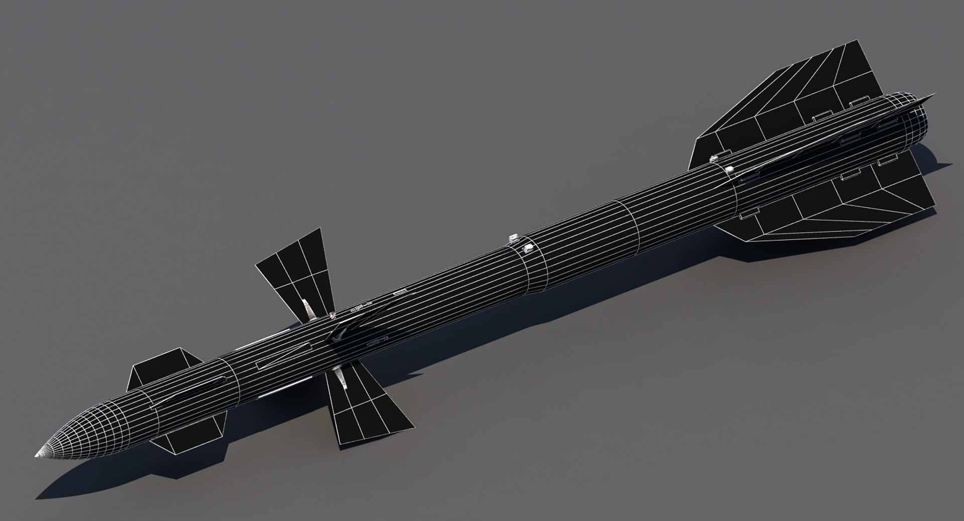 R-27er Missile 3d 3ds