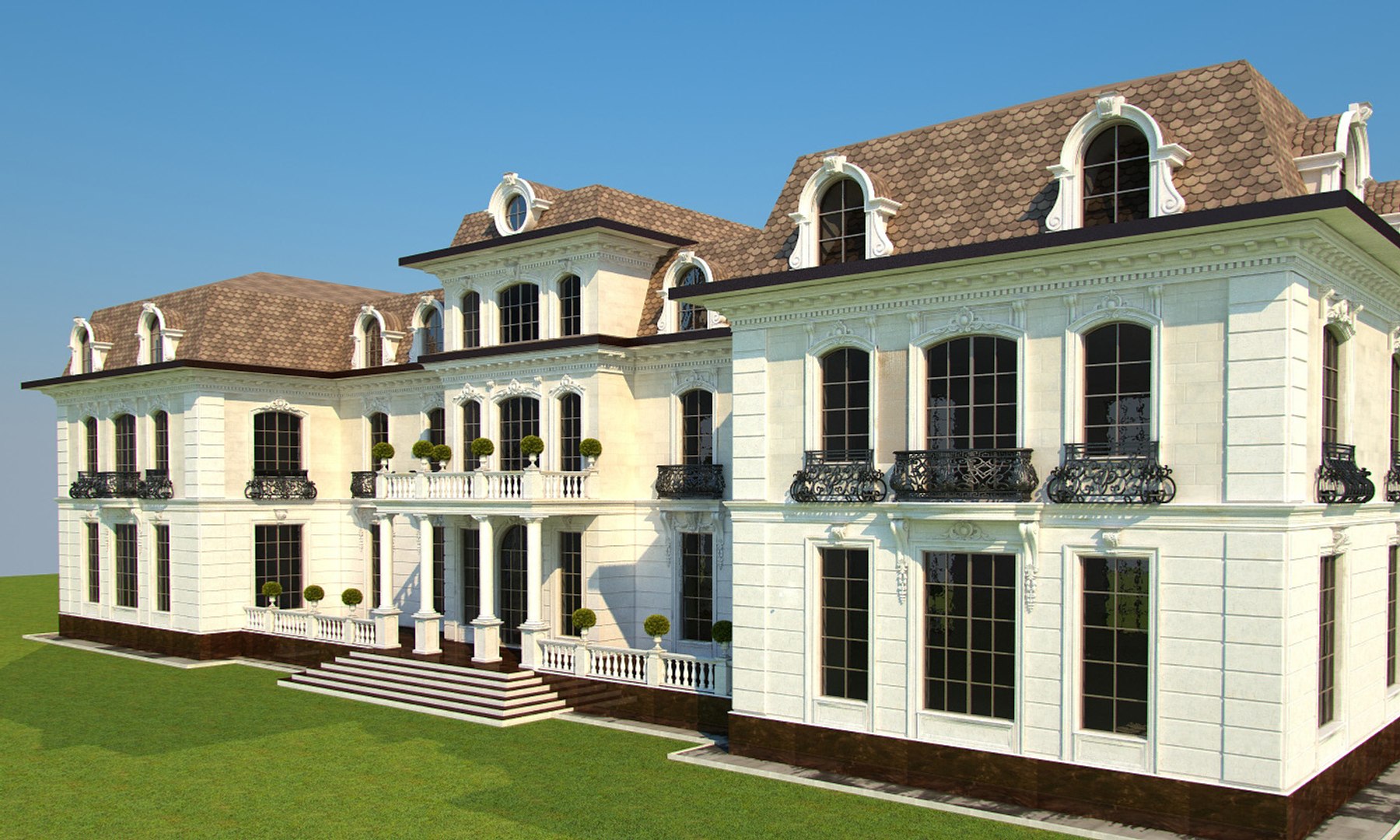 3d Model Classics Baroque Palace