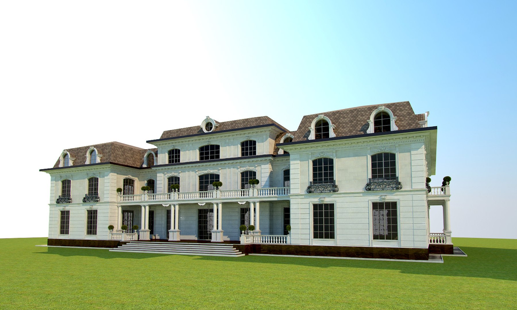 3d Model Classics Baroque Palace