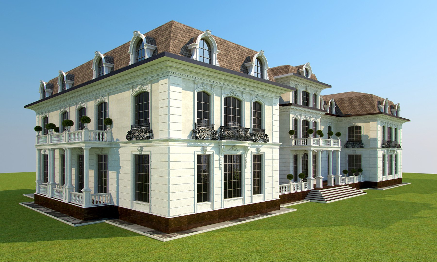 3d Model Classics Baroque Palace
