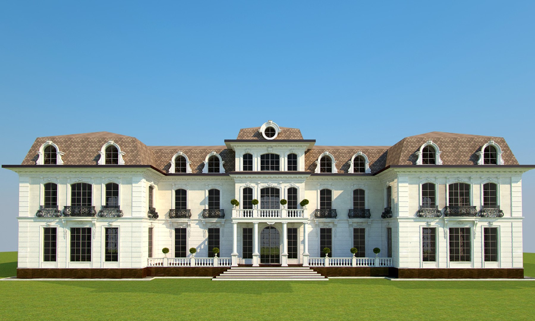 3d Model Classics Baroque Palace