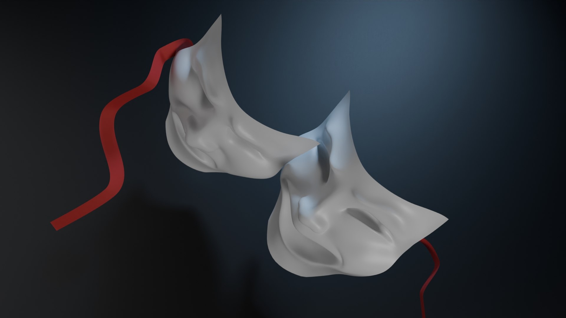 3D Theater Masks Model - TurboSquid 2282118