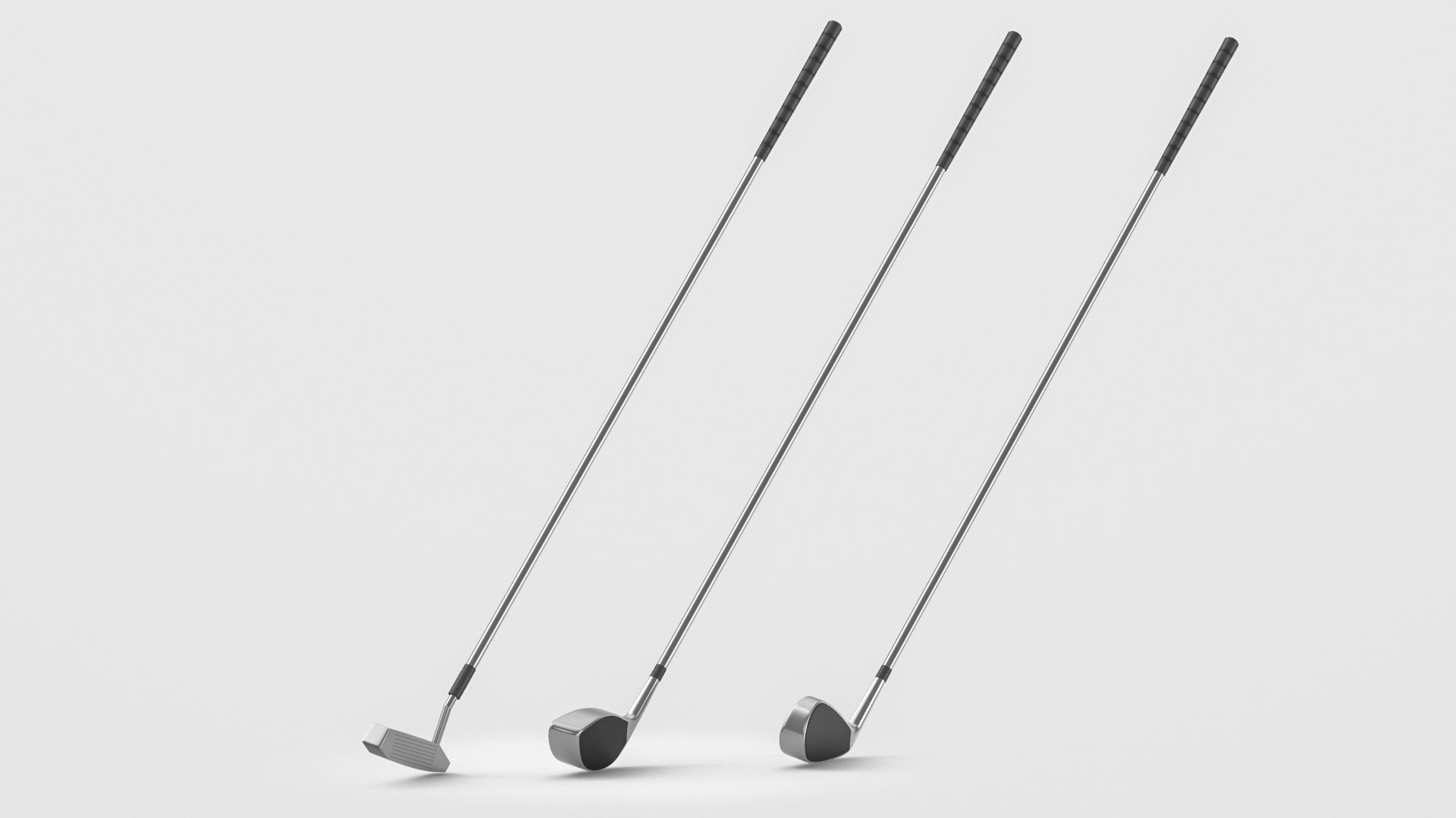 3D Model Golf Irons Set - TurboSquid 1986356
