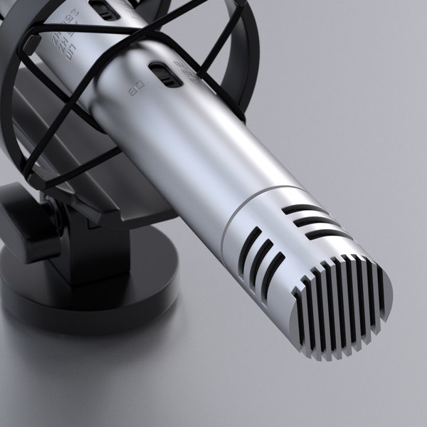 3d model microphone