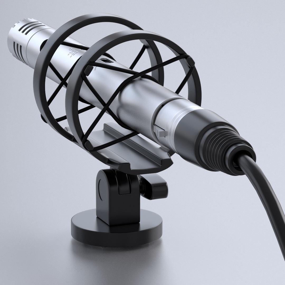3d model microphone