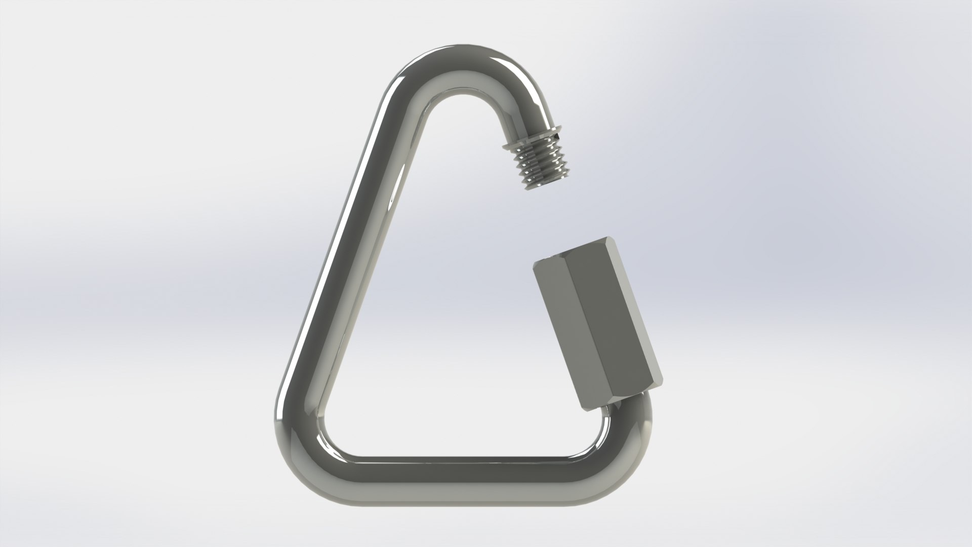 3D Triangular Carabiner Model - TurboSquid 1673883