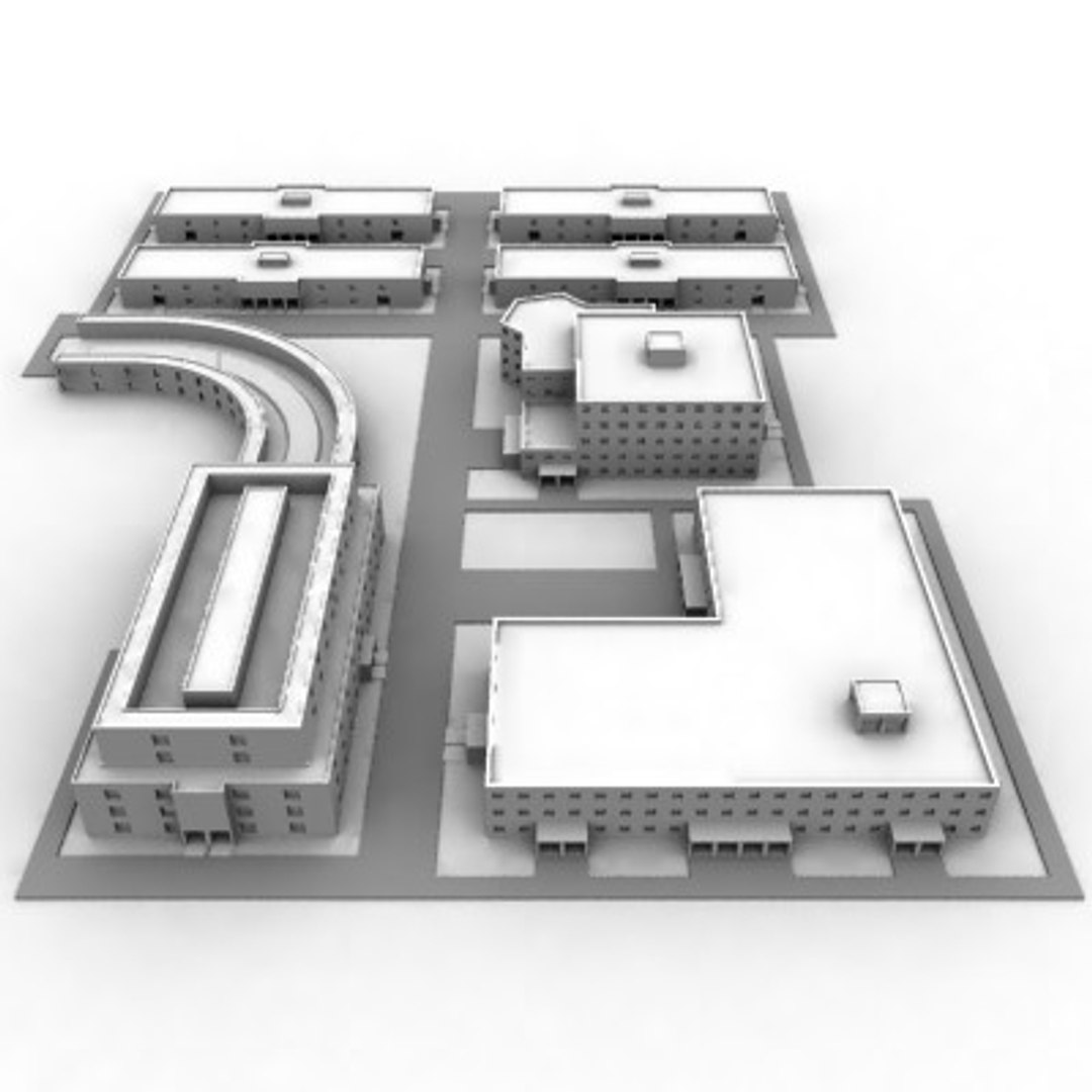 University Complex 3d Model