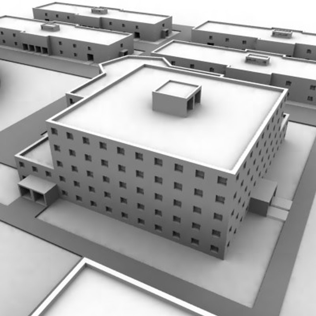 University Complex 3d Model