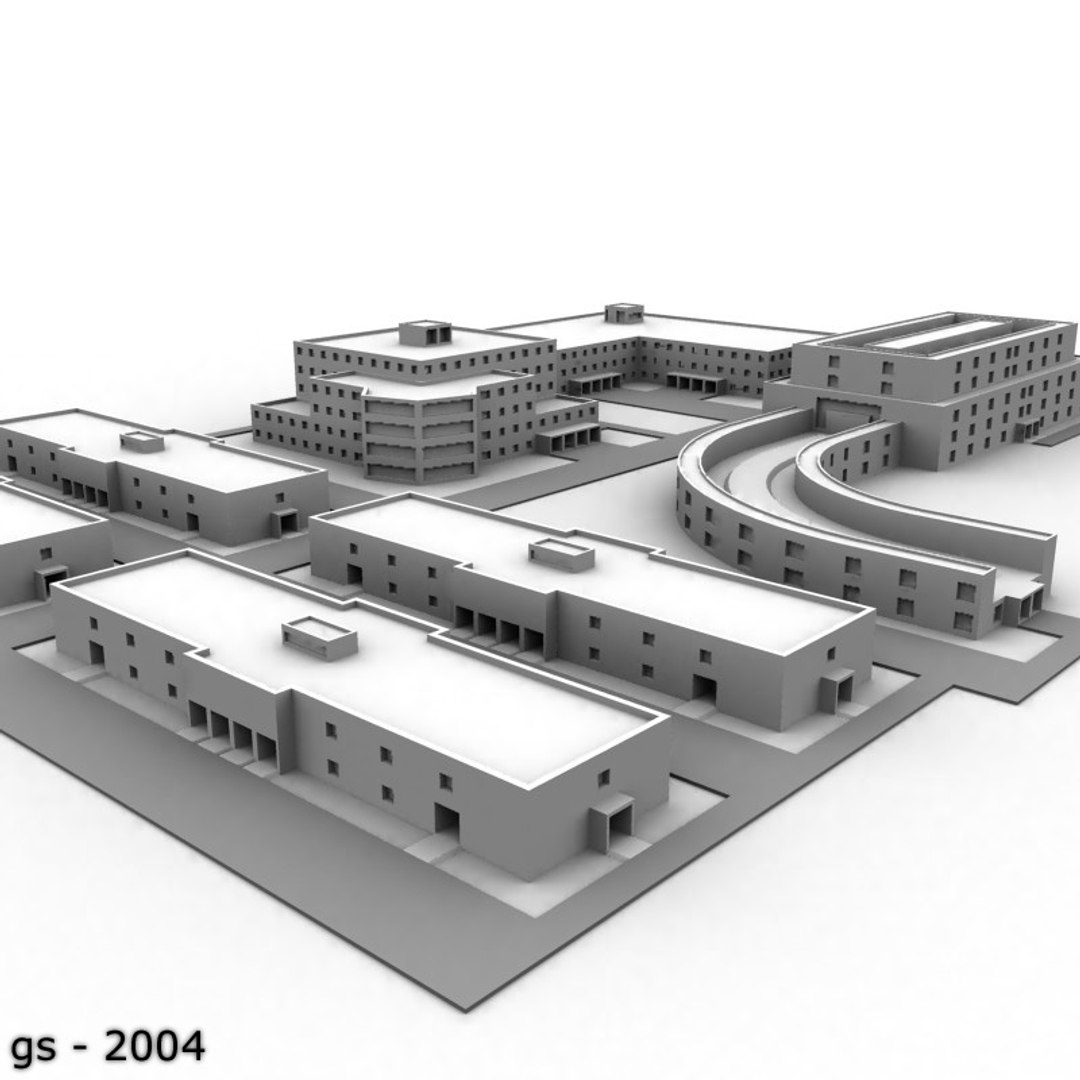 University Complex 3d Model