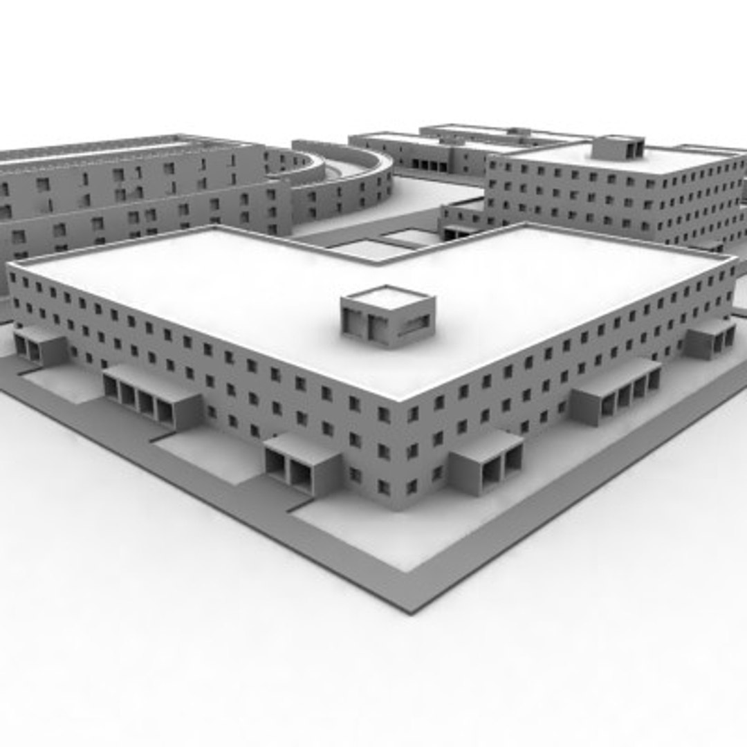 University Complex 3d Model