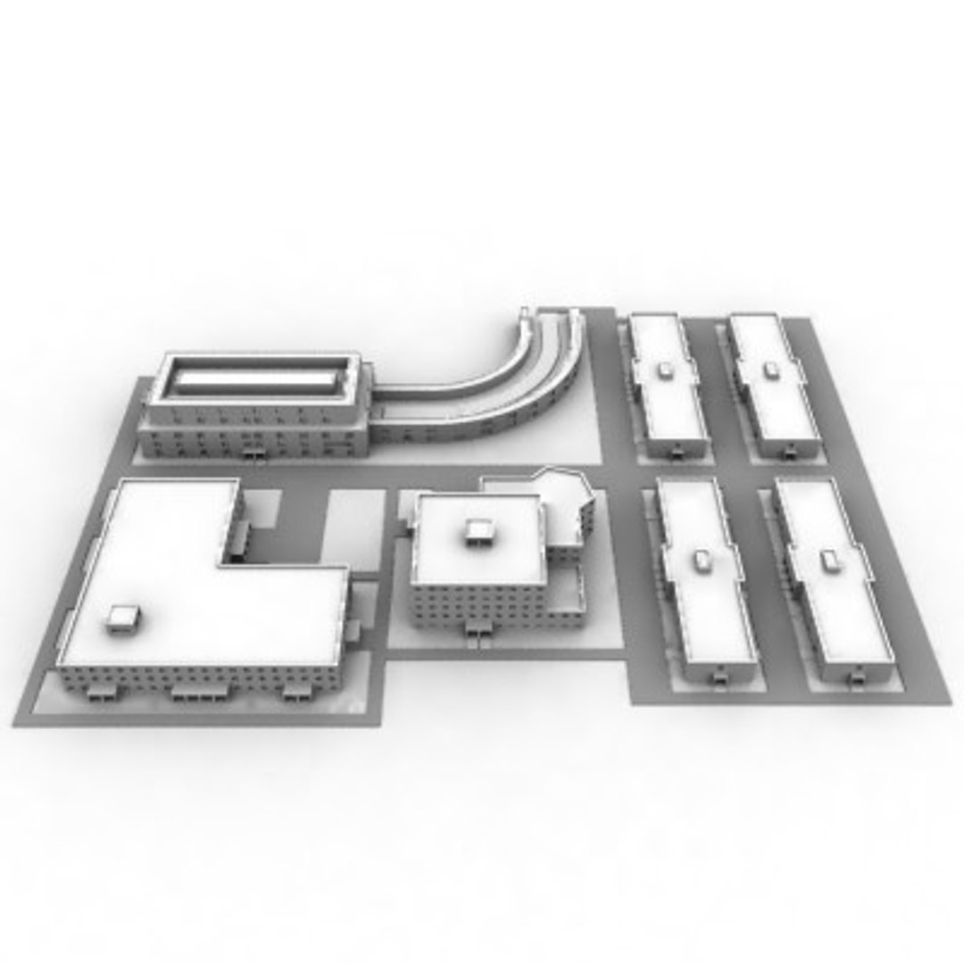 University Complex 3d Model