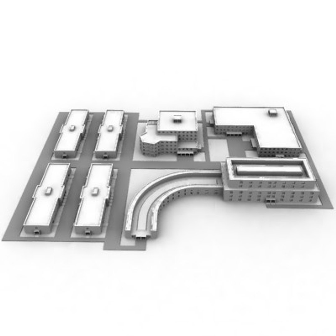 University Complex 3d Model