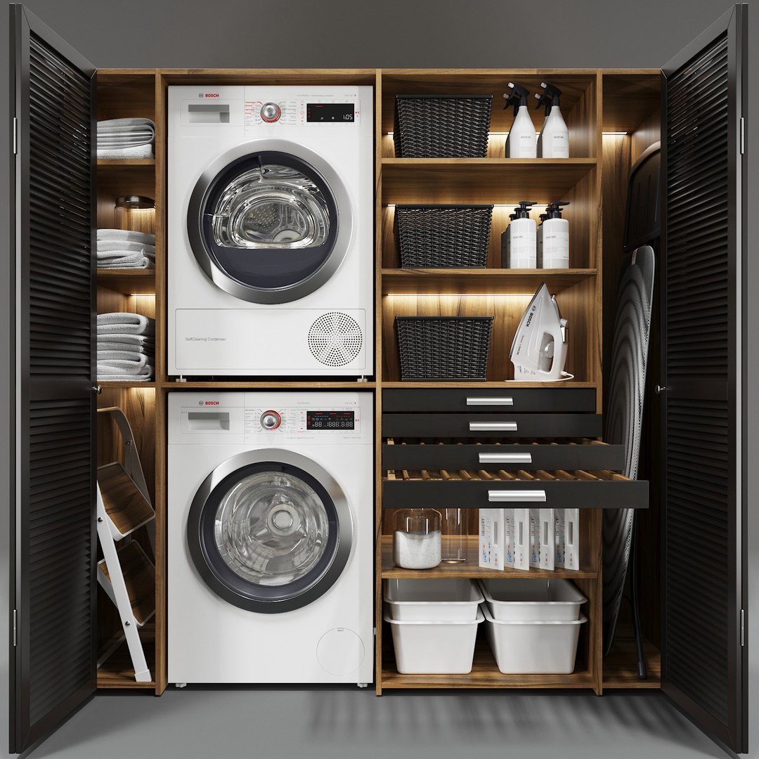 Set Laundry Model - TurboSquid 1437507