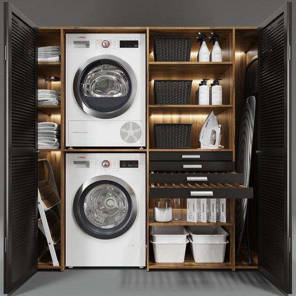 Set laundry model - TurboSquid 1437507