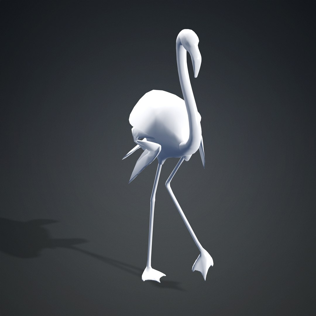 3D FLAMINGO BIRD - TurboSquid 2156141