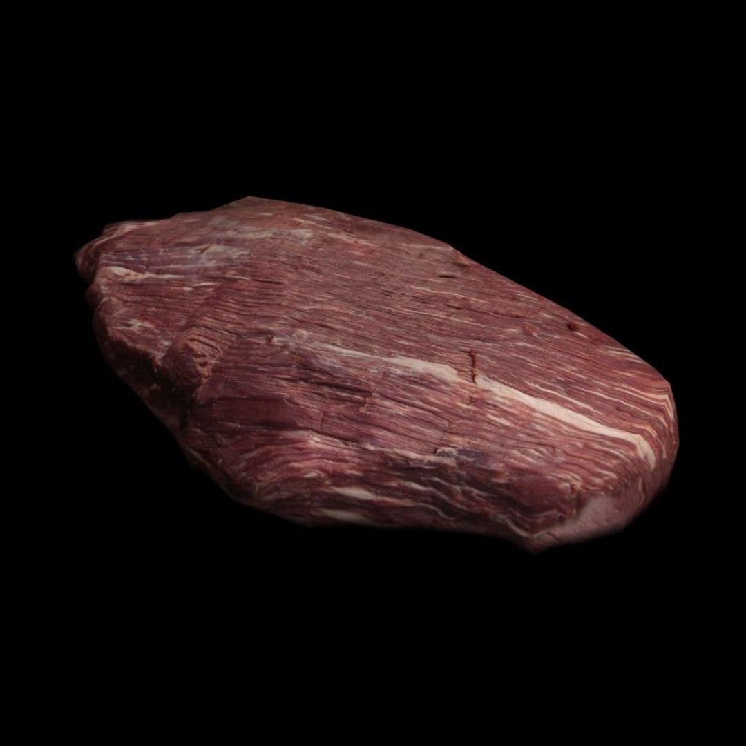 3d steak beef raw