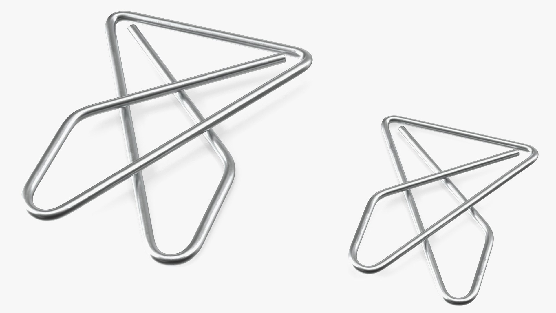 Paper Clip Butterfly Shape Metal 3D - TurboSquid 1861417