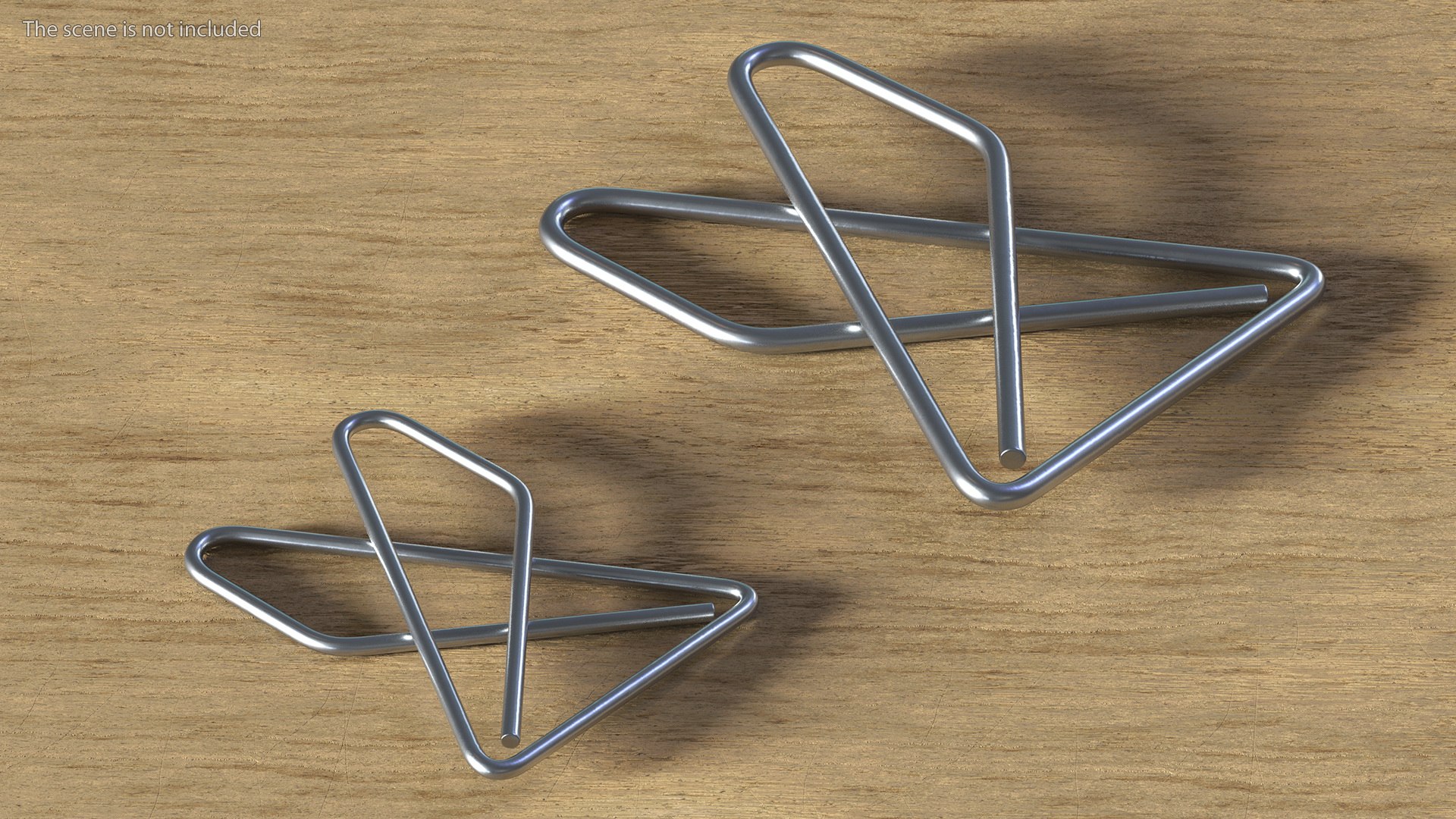Paper Clip Butterfly Shape Metal 3D - TurboSquid 1861417