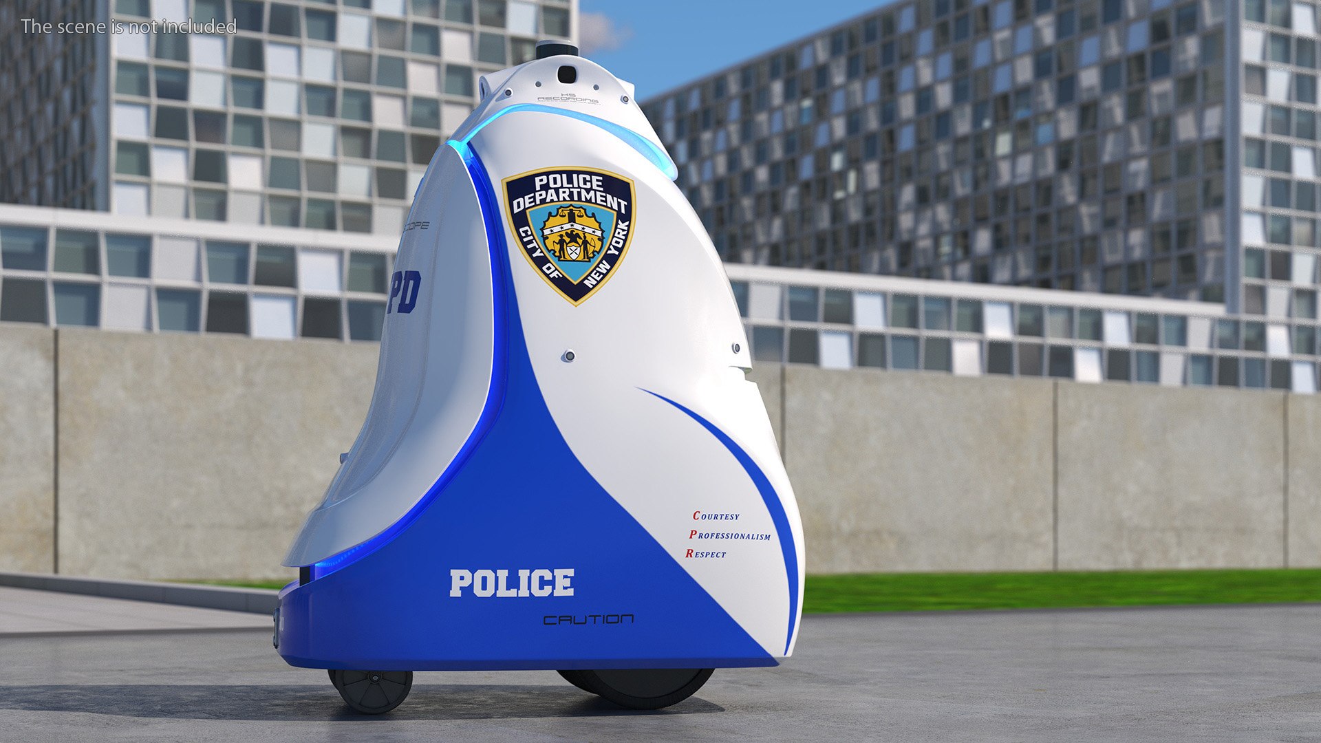 NYPD K5 Autonomous Security Robot 3D Model - TurboSquid 2169035