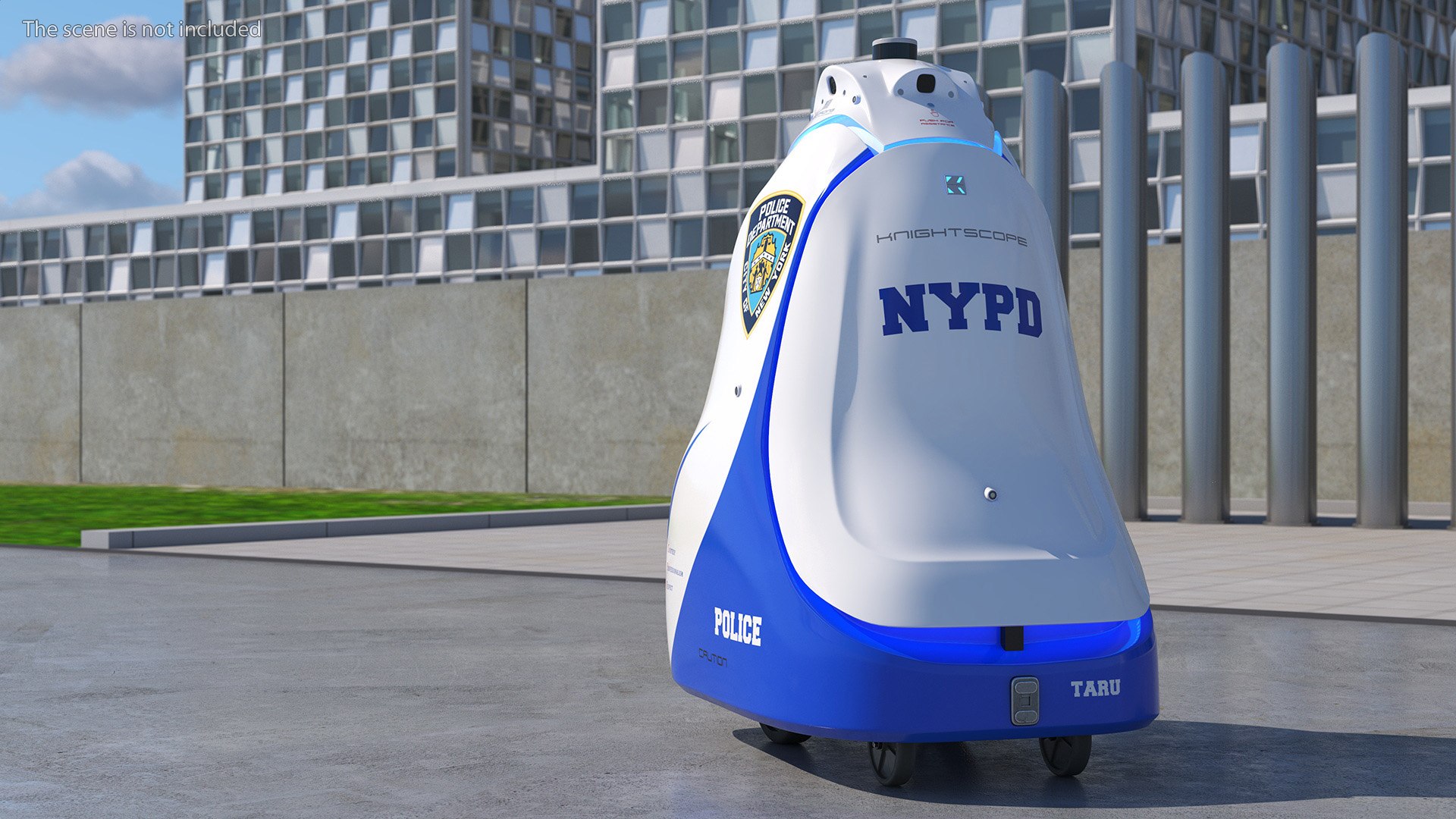 NYPD K5 Autonomous Security Robot 3D Model - TurboSquid 2169035