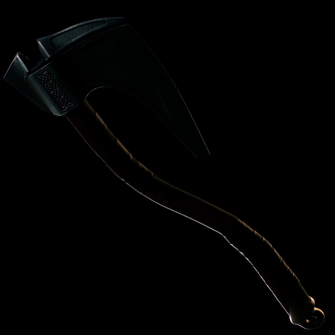 Viking Axe Mid-Poly 3D Model - TurboSquid 2101106