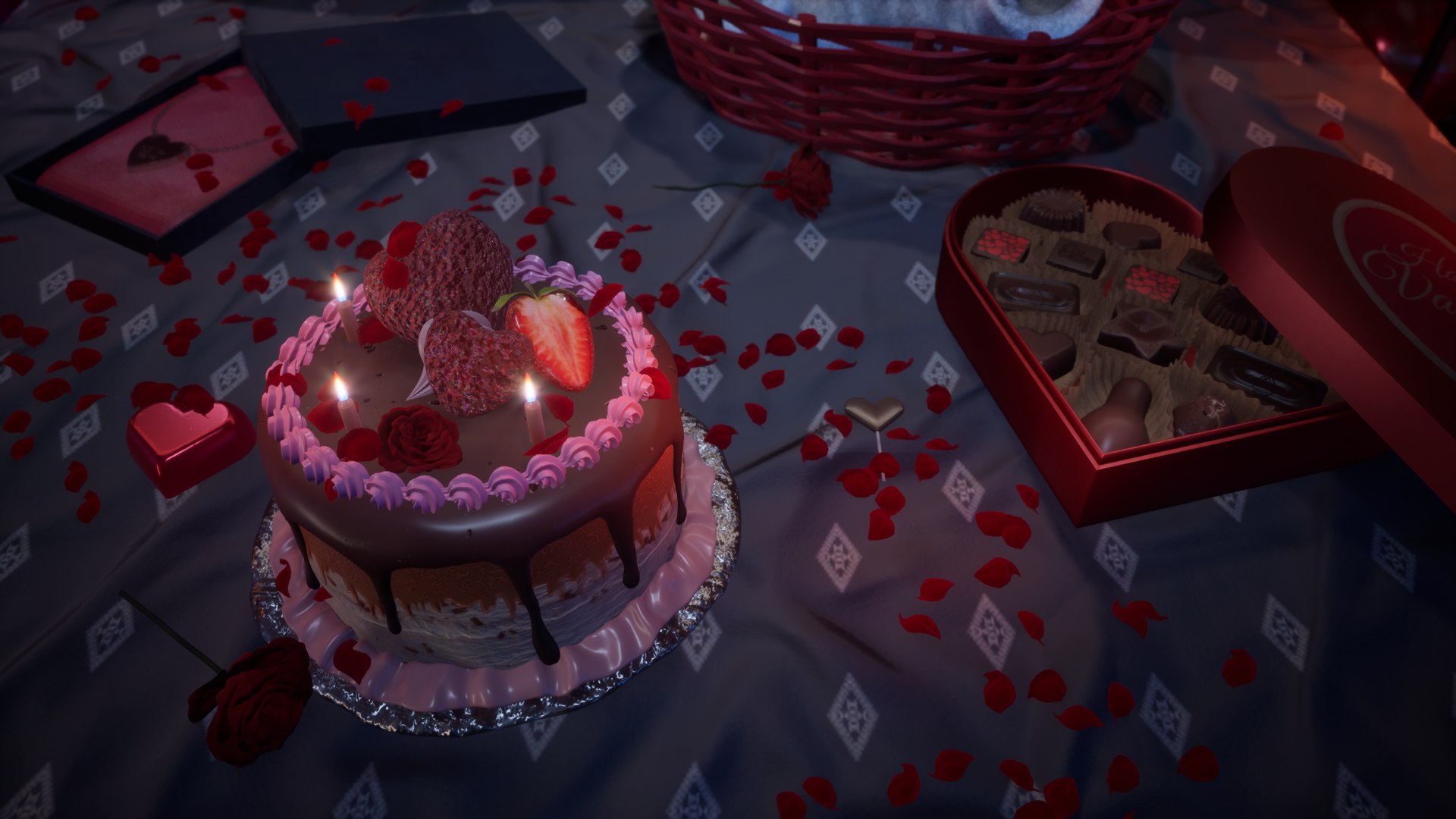 The Intimate Valentine Day 3D Asset Pack 3D Model - TurboSquid 2296912