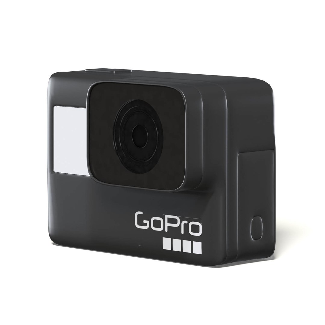 3D black action camera - TurboSquid 1398298