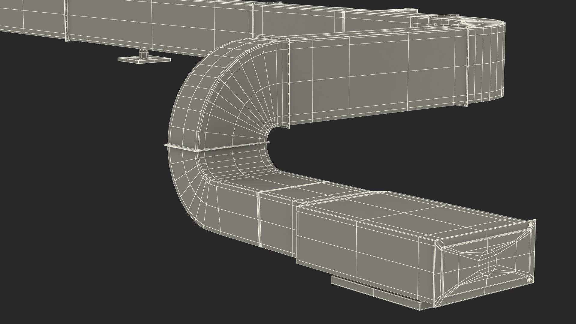 Industrial HVAC Ductwork 3D Model - TurboSquid 2265150