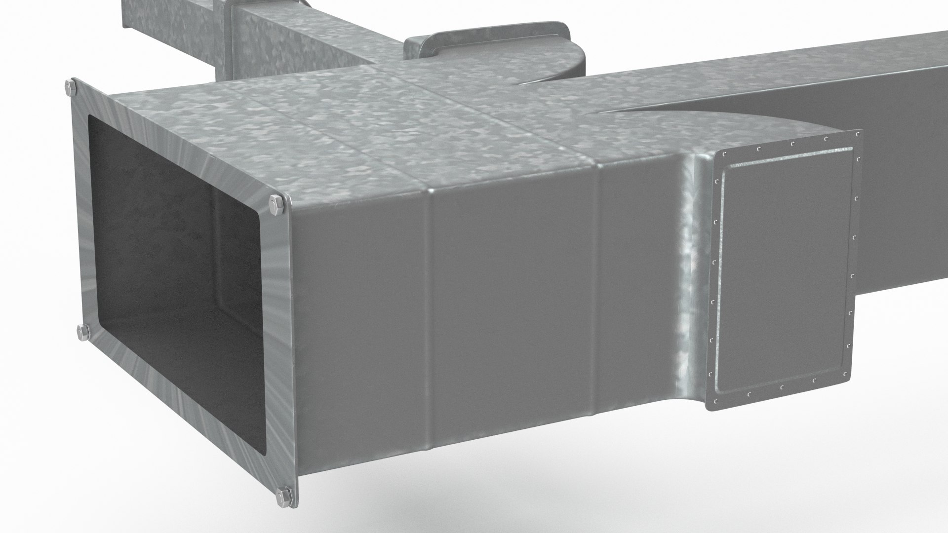 Industrial HVAC Ductwork 3D Model - TurboSquid 2265150