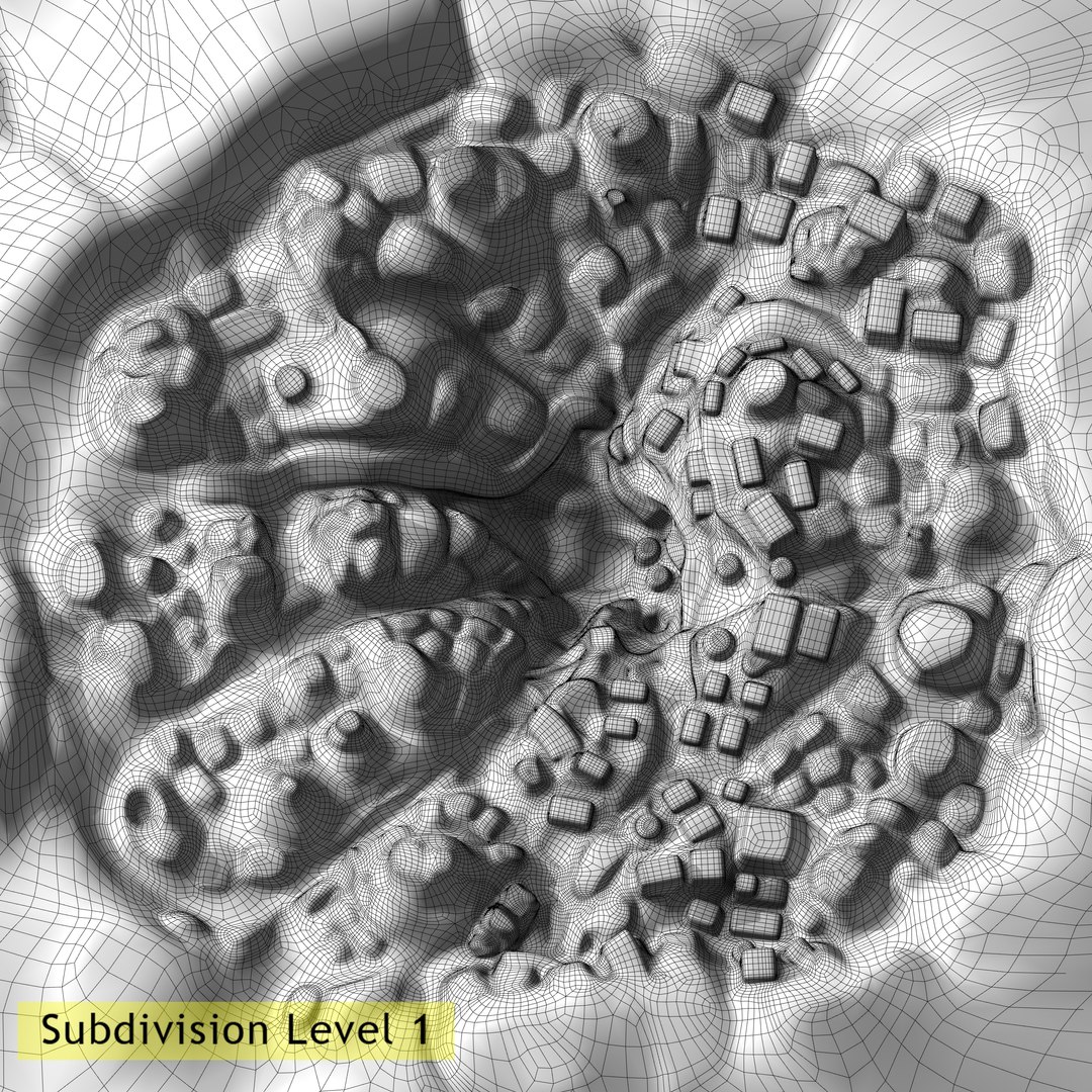 Alien Planet Base 3d Obj