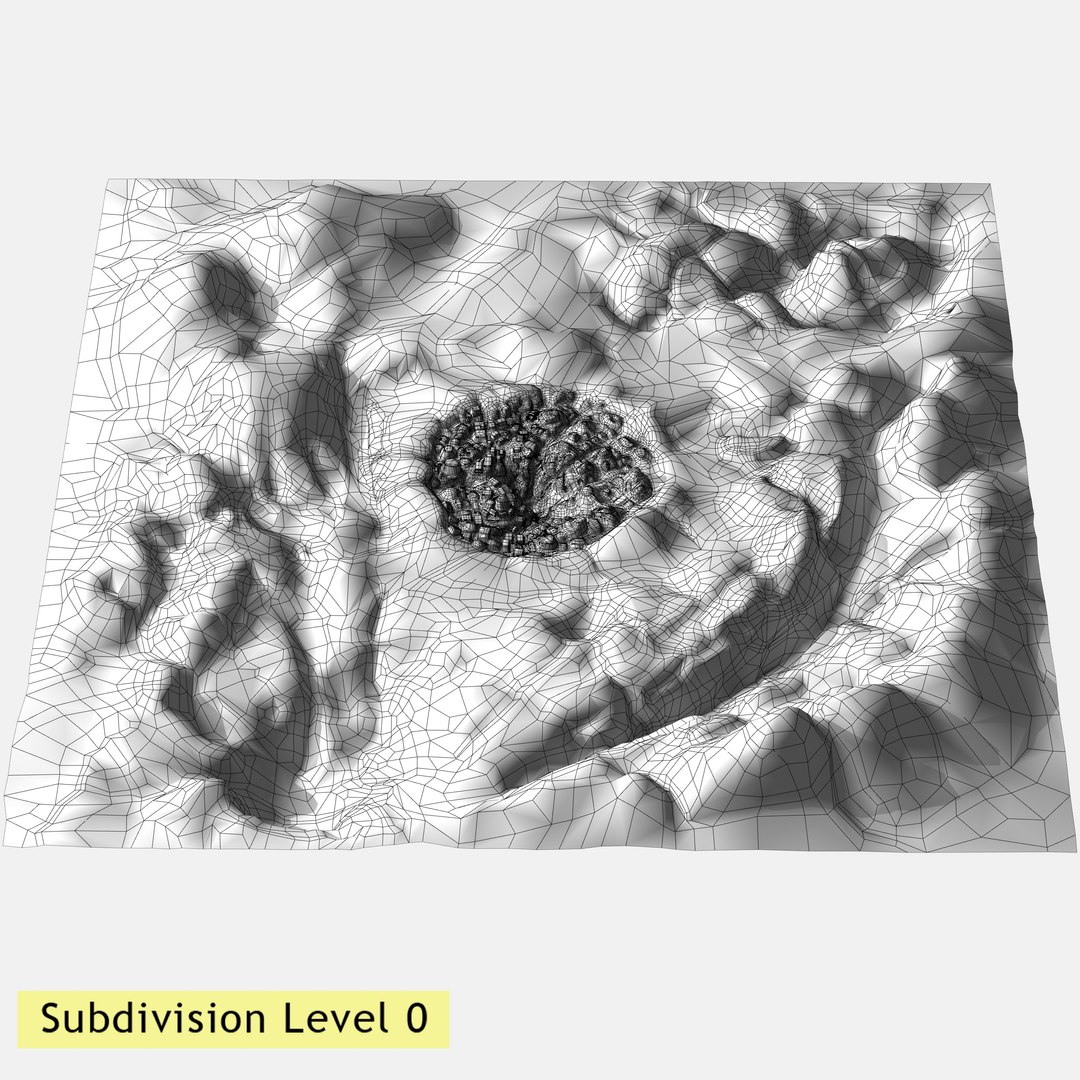 Alien Planet Base 3d Obj