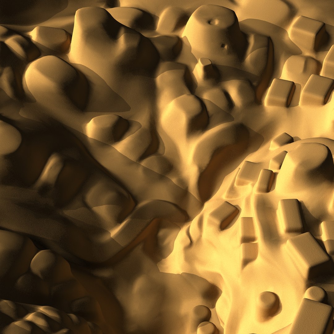 Alien Planet Base 3d Obj