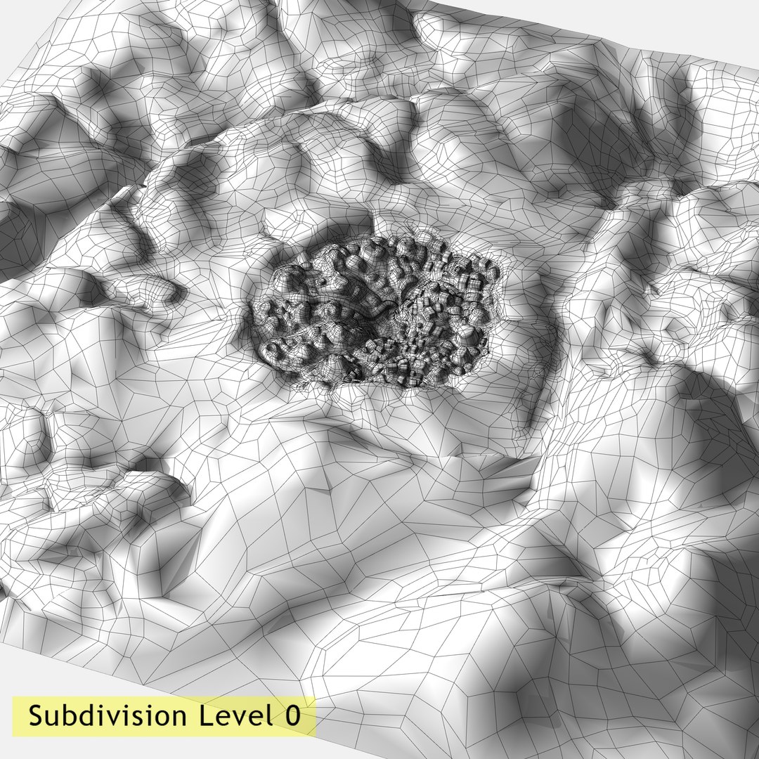 Alien Planet Base 3d Obj