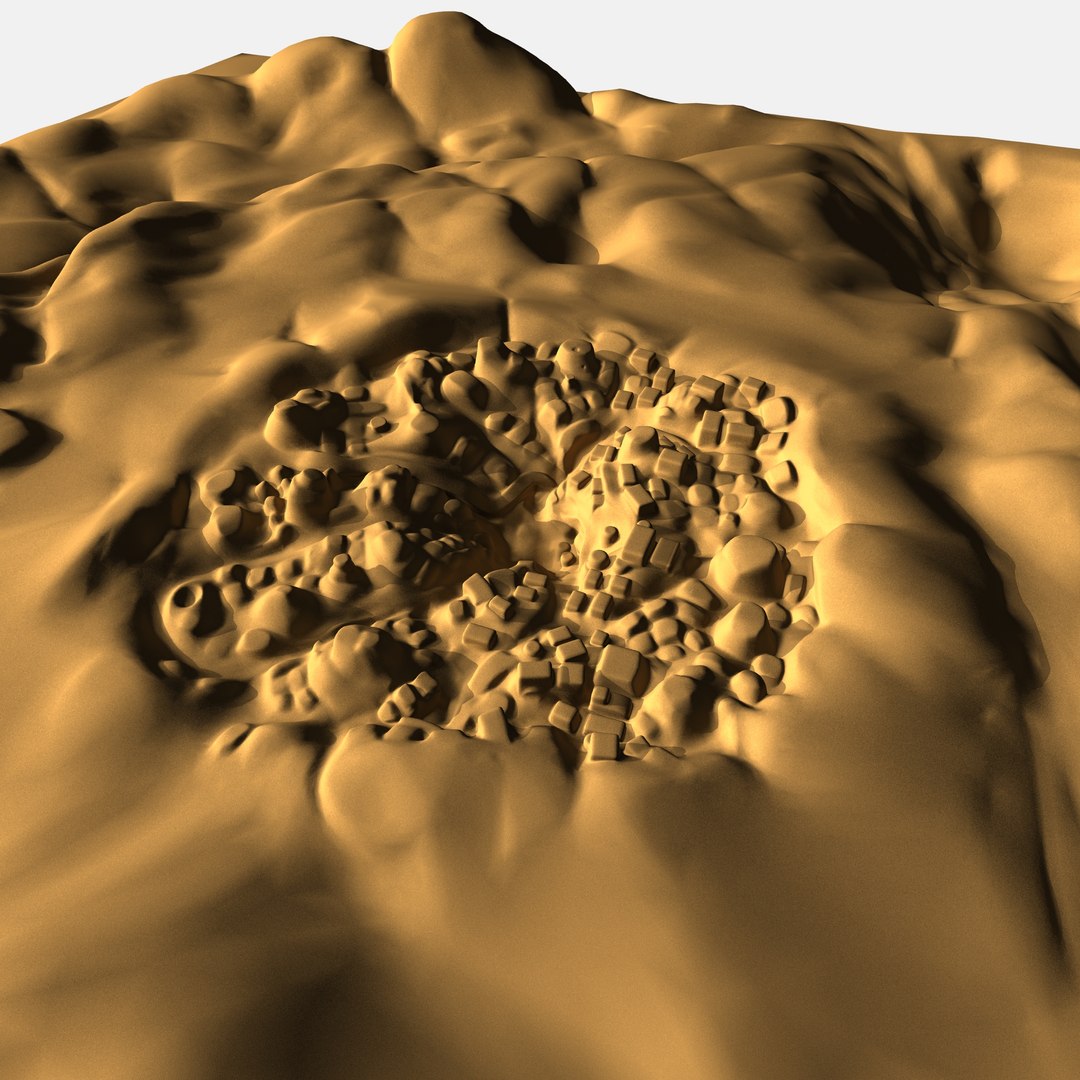 Alien Planet Base 3d Obj