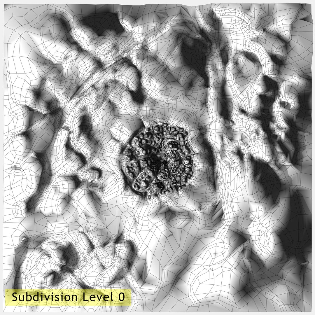 Alien Planet Base 3d Obj