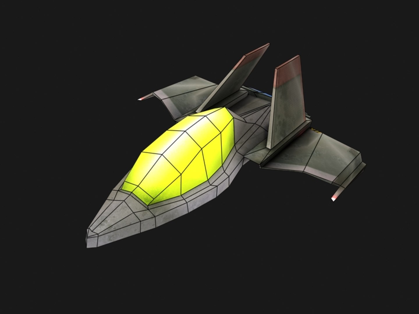 Spaceship Space Ship 3d Obj