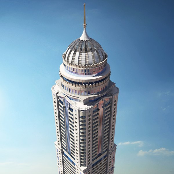 3d princess tower residential building