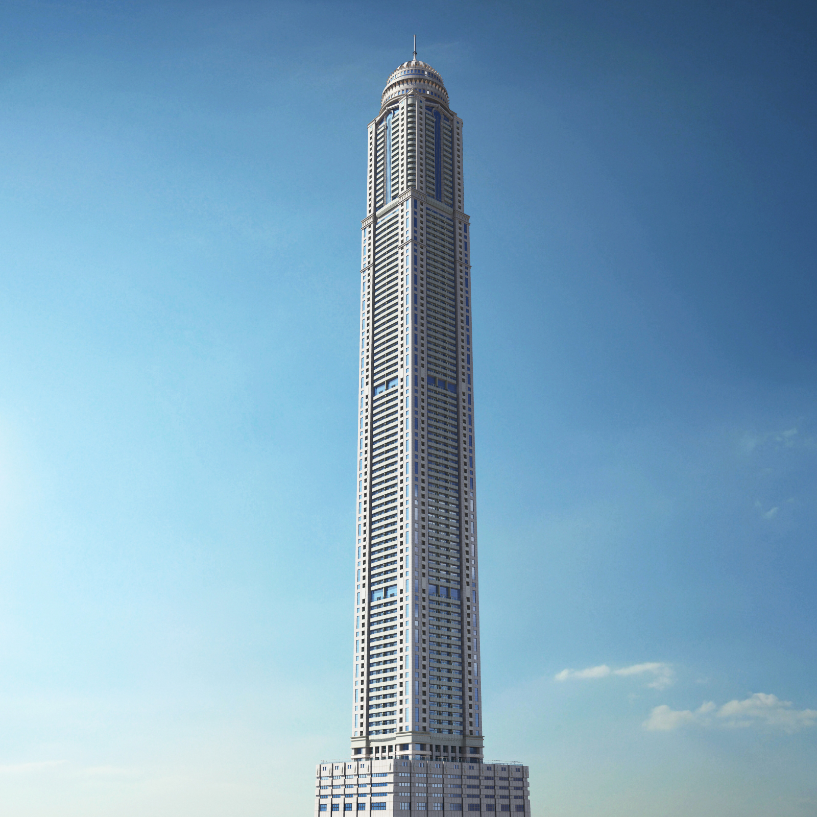 3d princess tower residential building