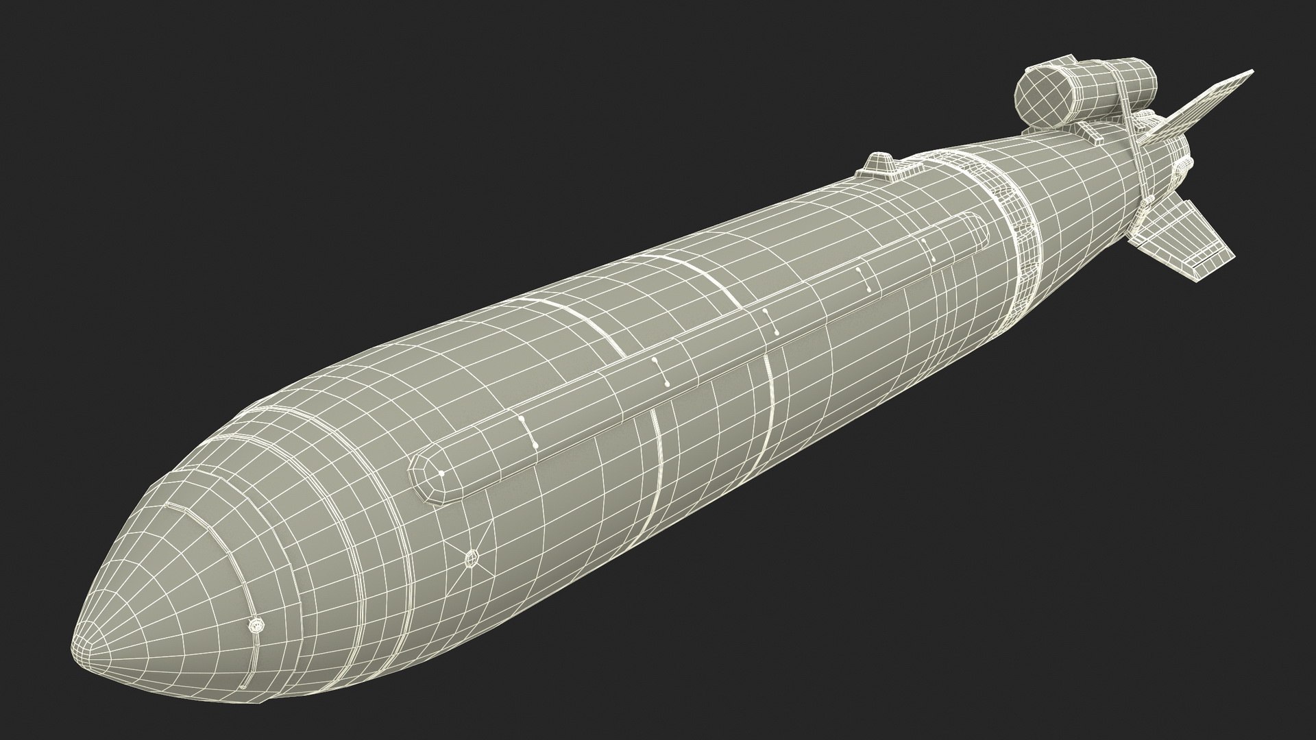 3D Nuclear Bomb WE177 model - TurboSquid 2112766