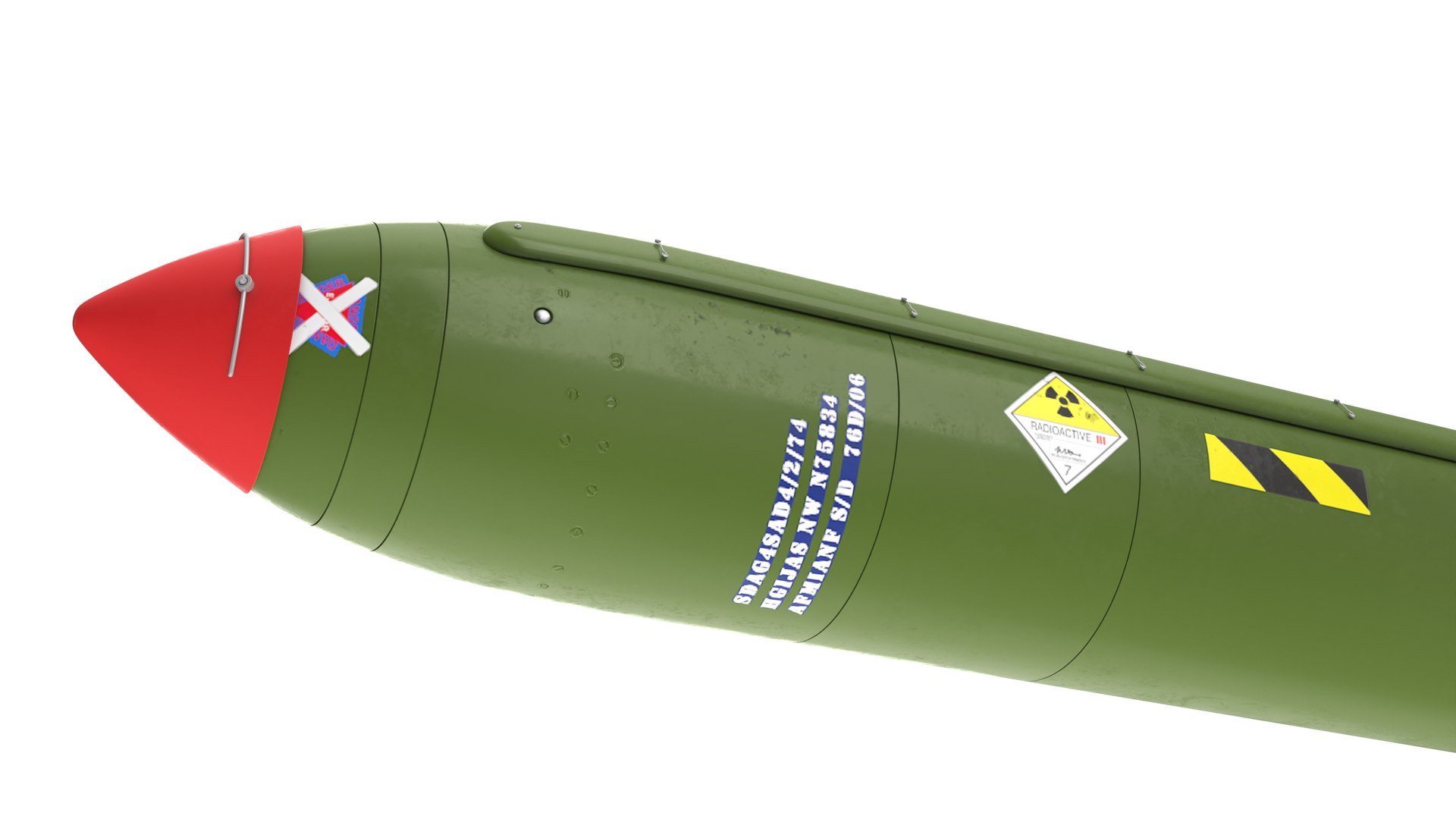 3D Nuclear Bomb WE177 model - TurboSquid 2112766