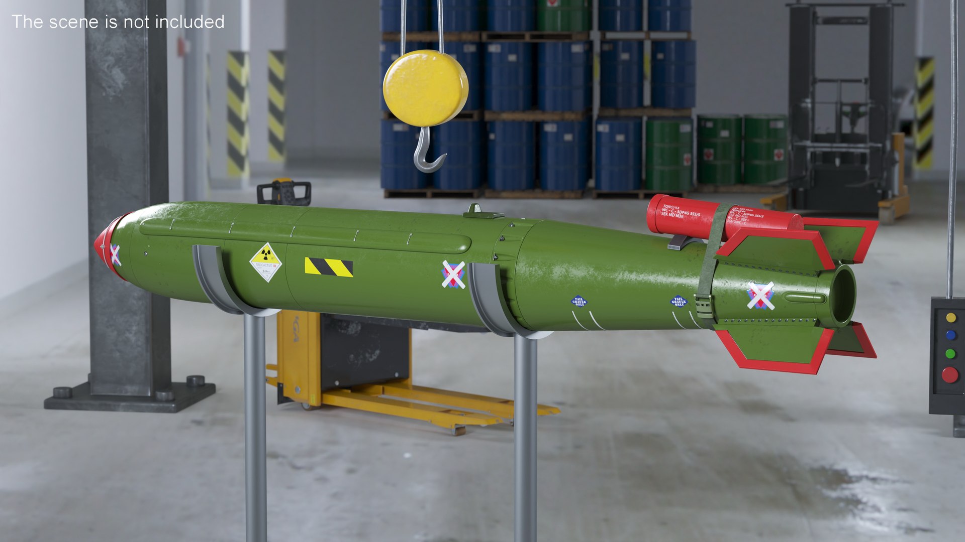 3D Nuclear Bomb WE177 Model - TurboSquid 2112766