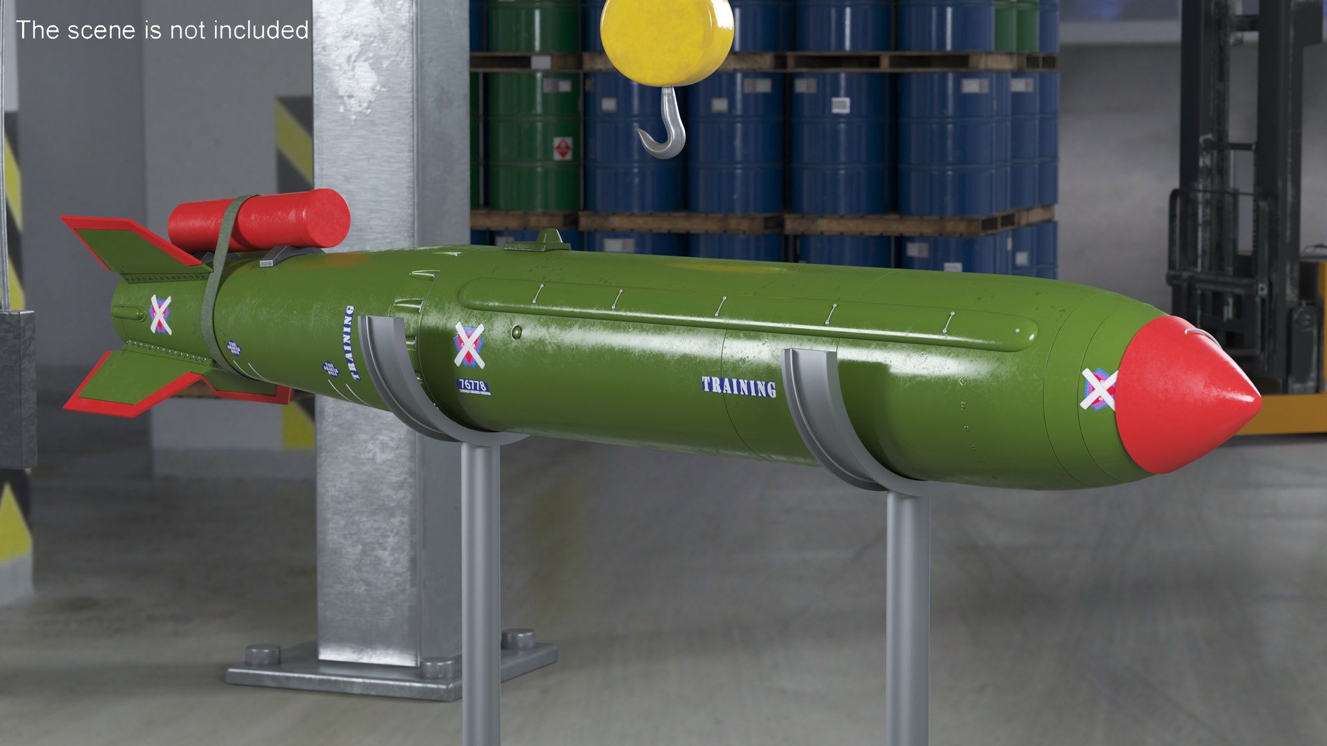 3D Nuclear Bomb WE177 Model - TurboSquid 2112766