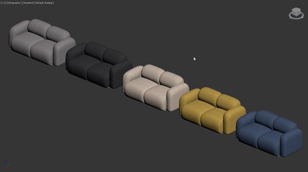 Sofa seater normann 3D - TurboSquid 1706196