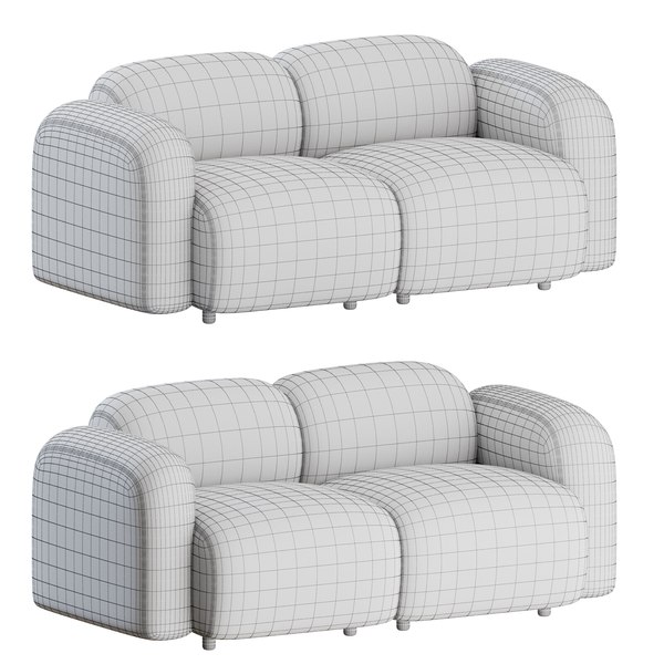 Sofa seater normann 3D - TurboSquid 1706196
