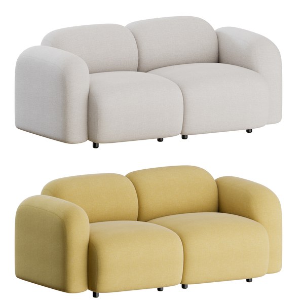 Sofa seater normann 3D - TurboSquid 1706196