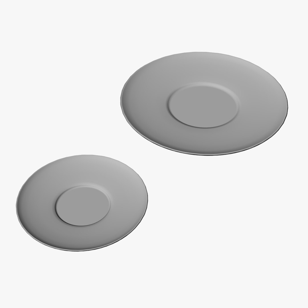 3ds max cup spoon plate
