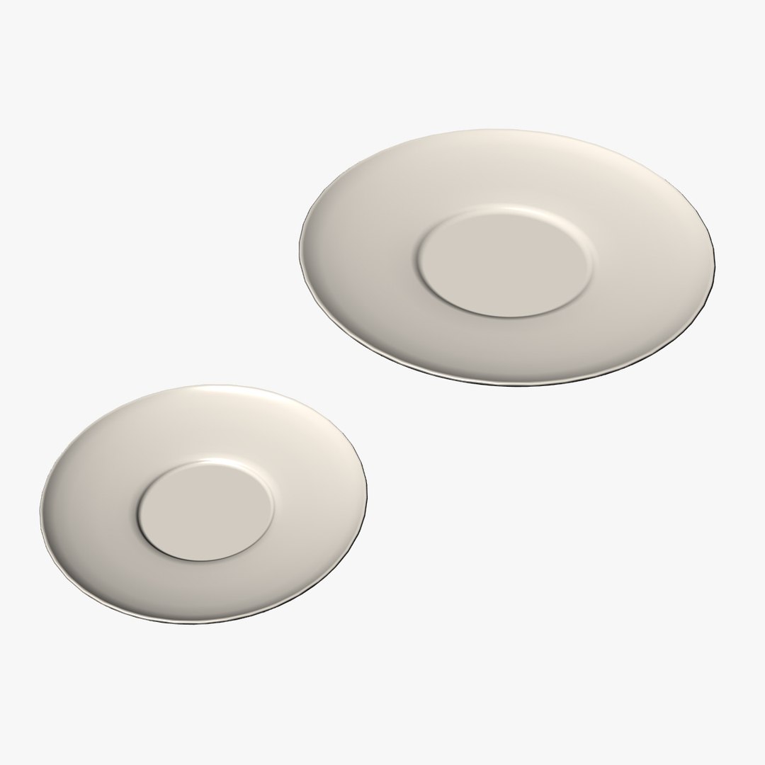 3ds max cup spoon plate